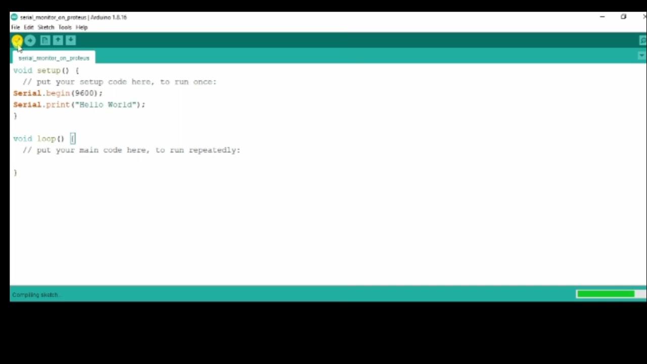 see output on Serial monitor in Proteus 8||#proteus #proteus8 - YouTube