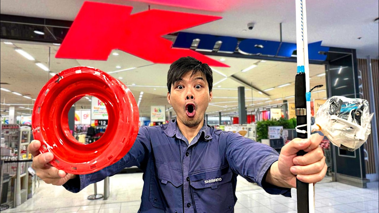 $10 Kmart Challenge! Can you catch a feed on a budget? - YouTube