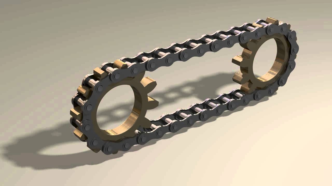 Why always tank tracks? This time a normal chain. - YouTube