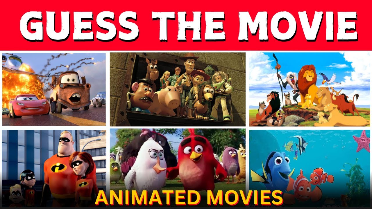 Guess The ANIMATED Movie | Best Animation Movies Quiz Challenge - YouTube