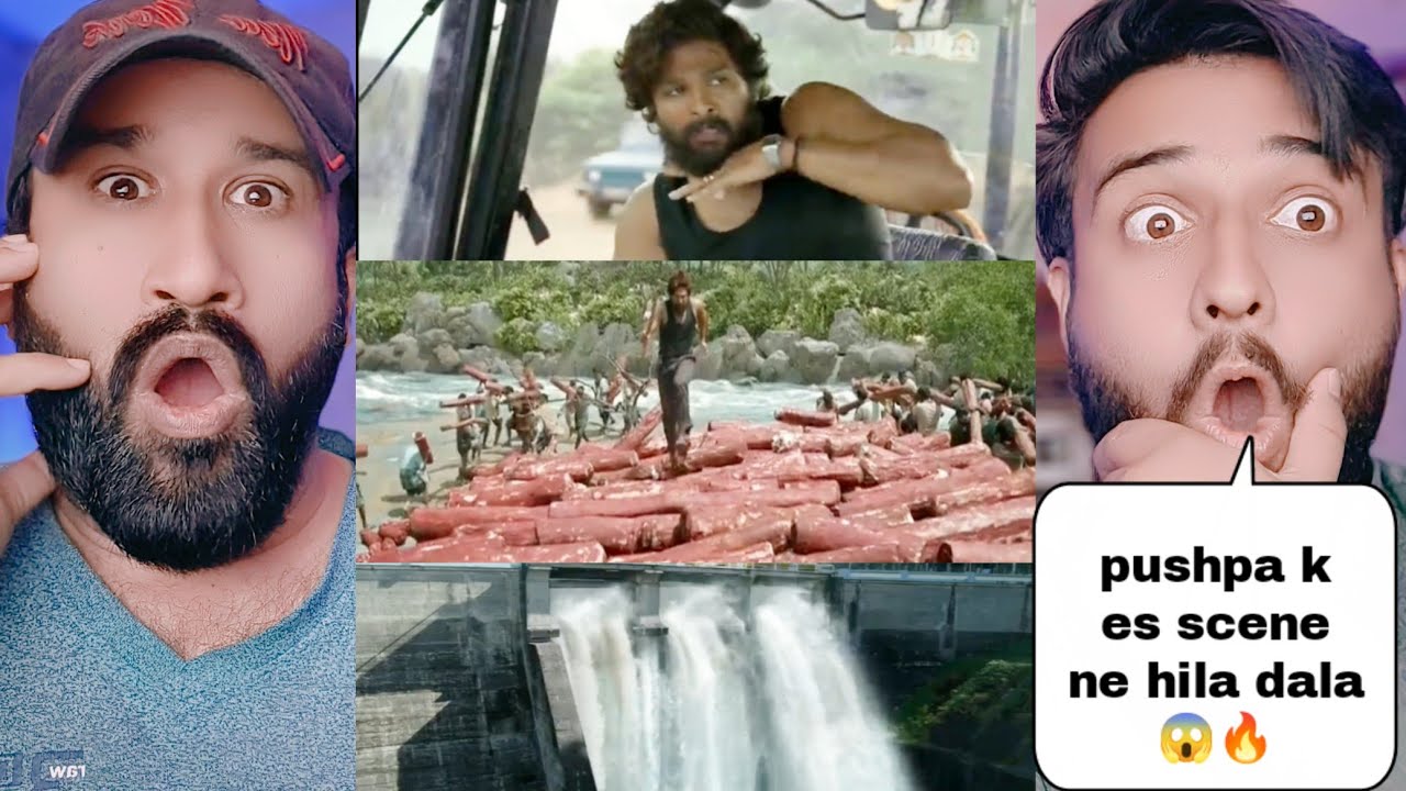 Pushpa Movie | Chandan Lakdi Mass Dam Scene | Pakistani Reaction ...