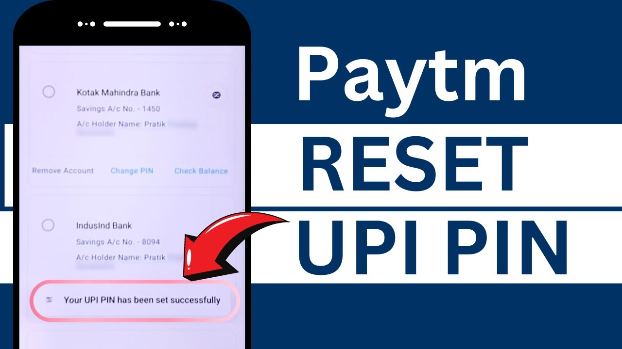 Reset UPI PIN in Paytm | How to Change UPI PIN in Paytm app? - YouTube