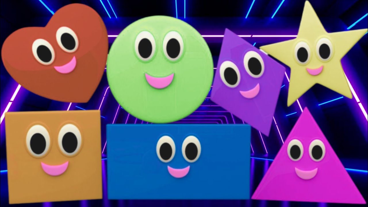 The Shapes Song| We are Shapes| What shape am I? Shape| Shapes|circle ...