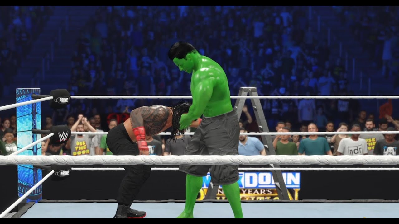 Roman Reigns Vs The Hulk - YouTube