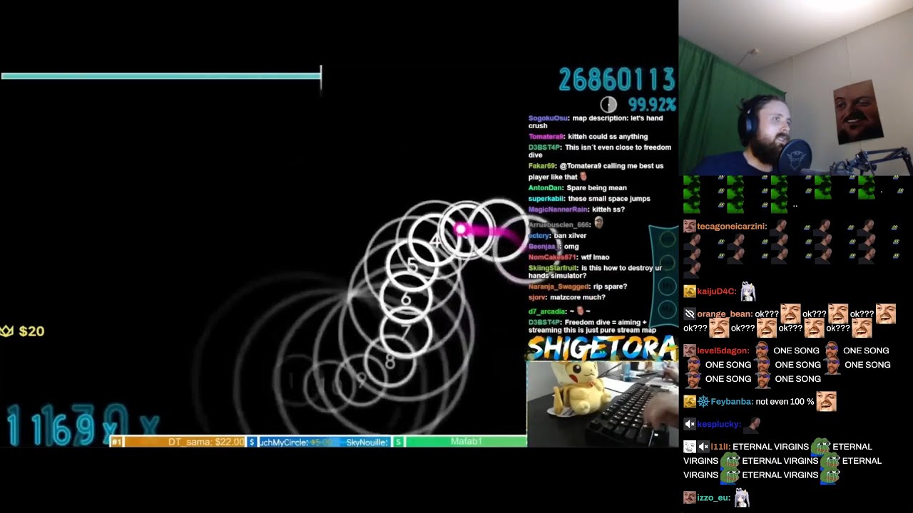 Forsen // Shigetora | goreshit - toromi hearts [09+2] FC 99.81% - YouTube
