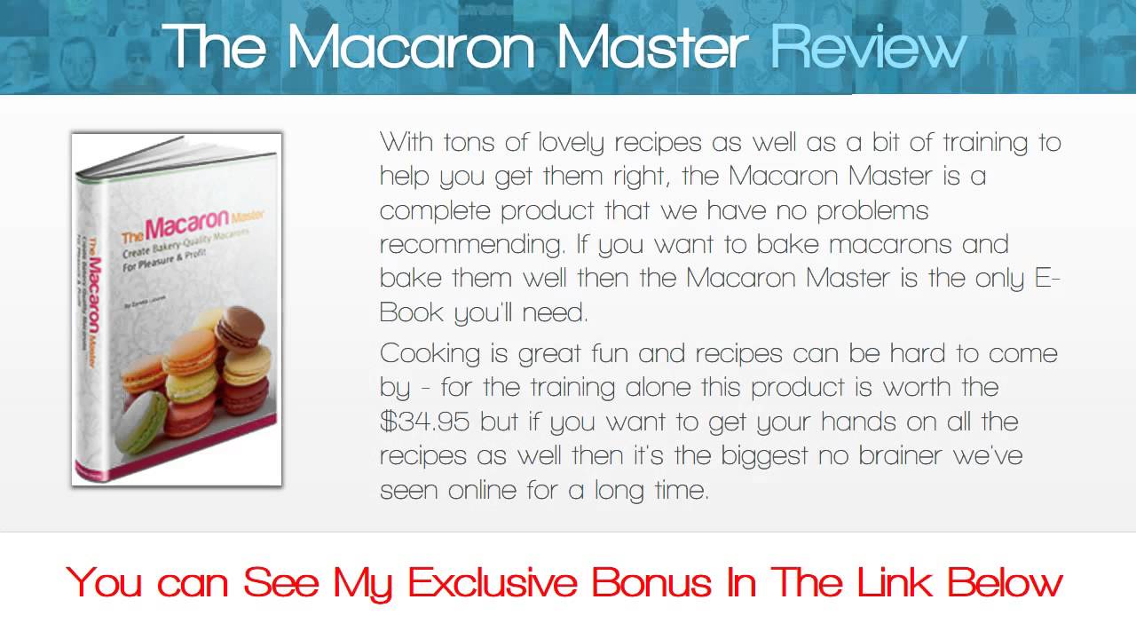 The Macaron Master Review - get *BEST* Bonus HERE!!! ... :) :) :) - YouTube