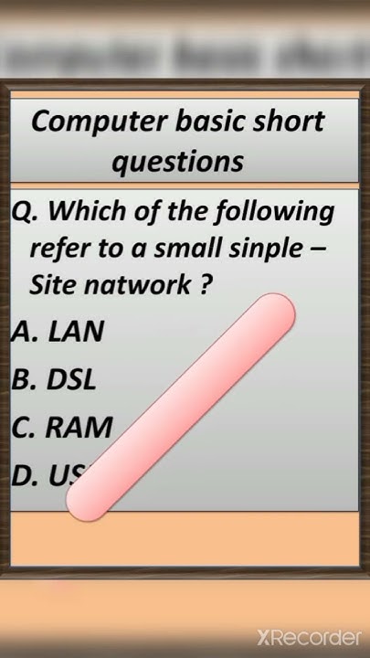 computer basic knowledge questions || computer quiz questions ...