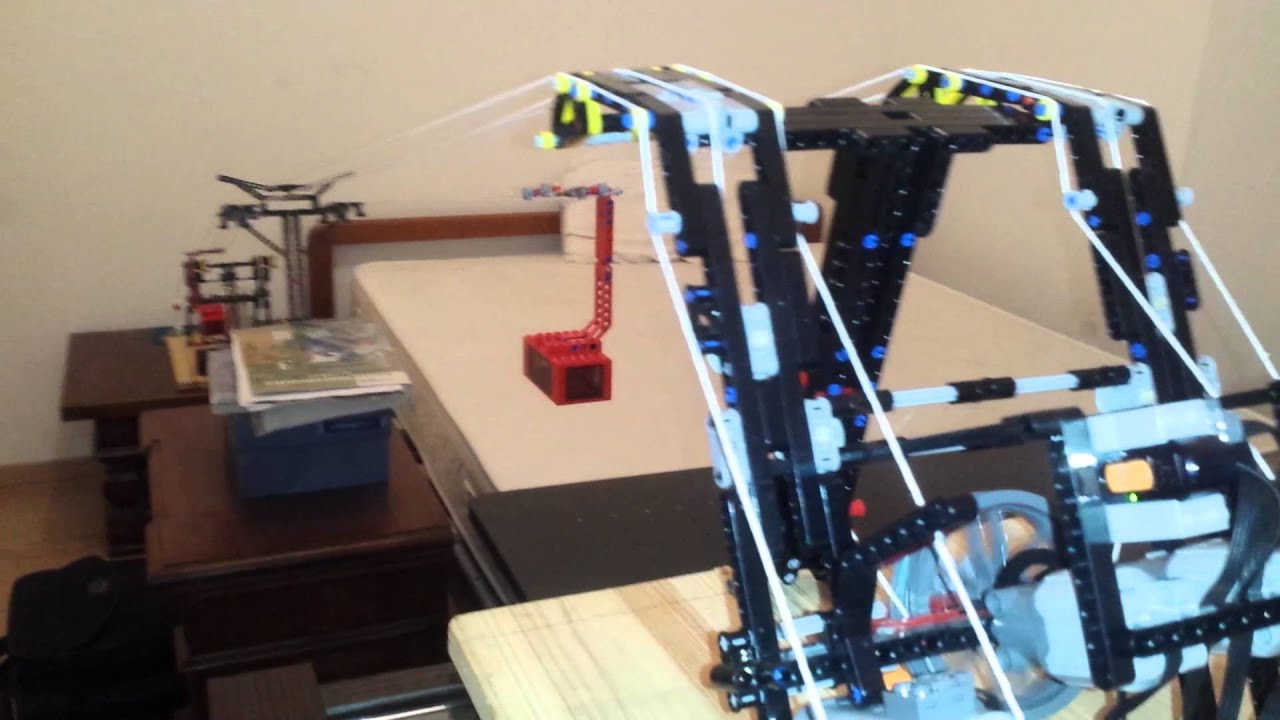 new lego aerial tramway / seilbahn - YouTube