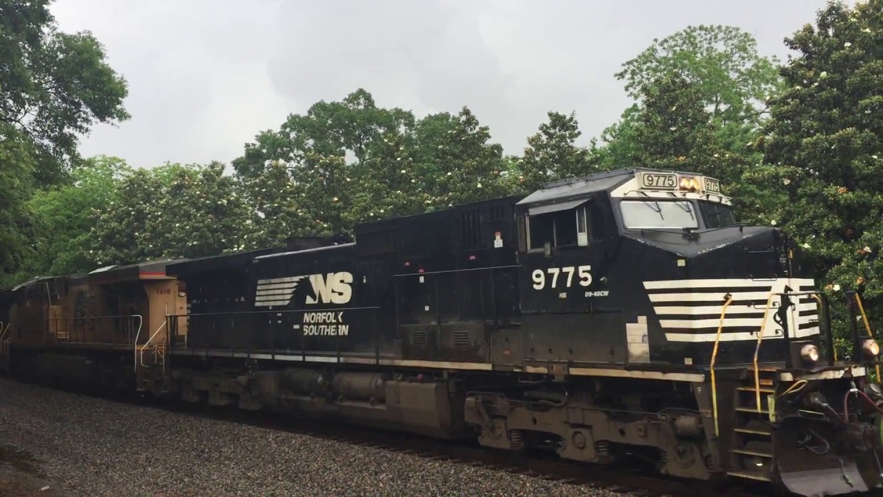 NS 9775 Leads NS 237 Thru Norcross, GA 5/16/18 - YouTube
