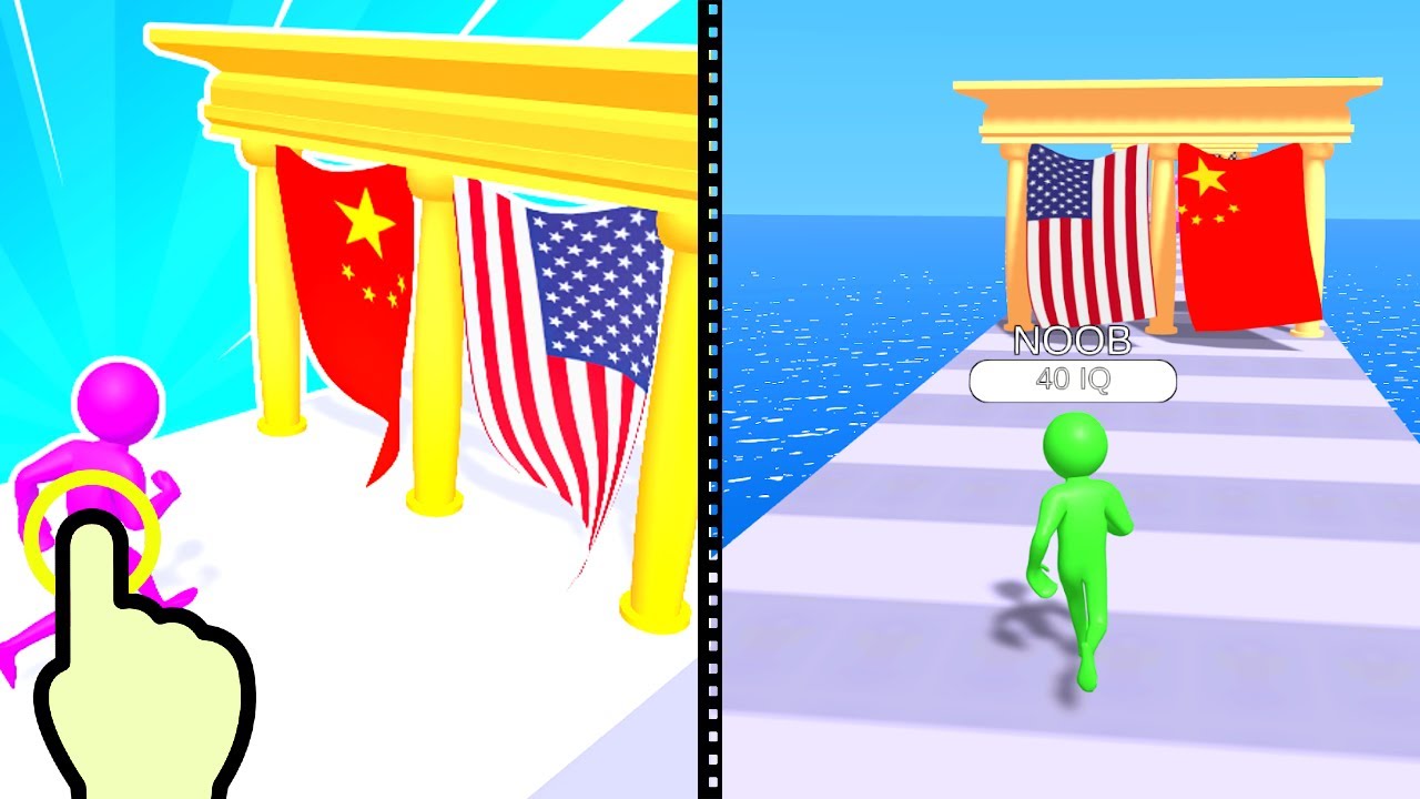 Trivia Flag Runner - IQ Flag Stickman Run - All Levels iOS Android ...