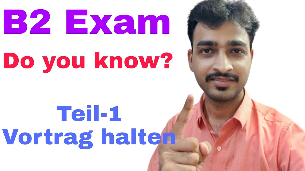 Learn German|B2 Goethe Exam Sprechen| Teil-1 Sprechen| German Exam ...