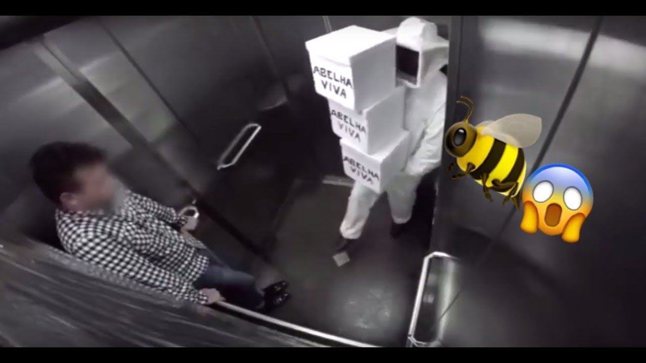 Epic Elevator Bee Prank ★ Chill Mode - YouTube