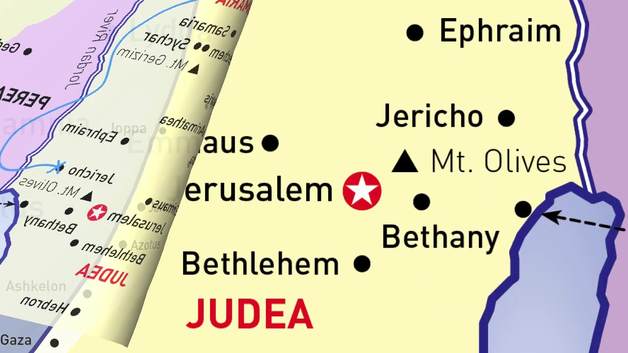 Journey of Jesus in Mark's Gospel - YouTube