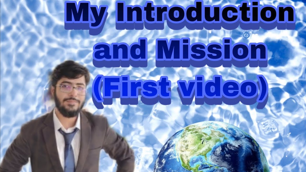 My Mission and Vision | Self Introduction - YouTube