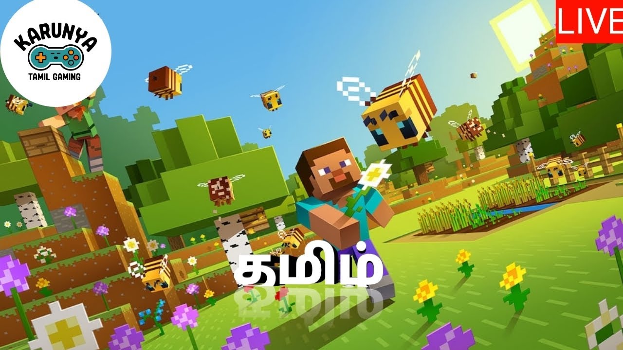 Minecraft Survival part 1 Live streaming of Karunya Tamil Gaming - YouTube