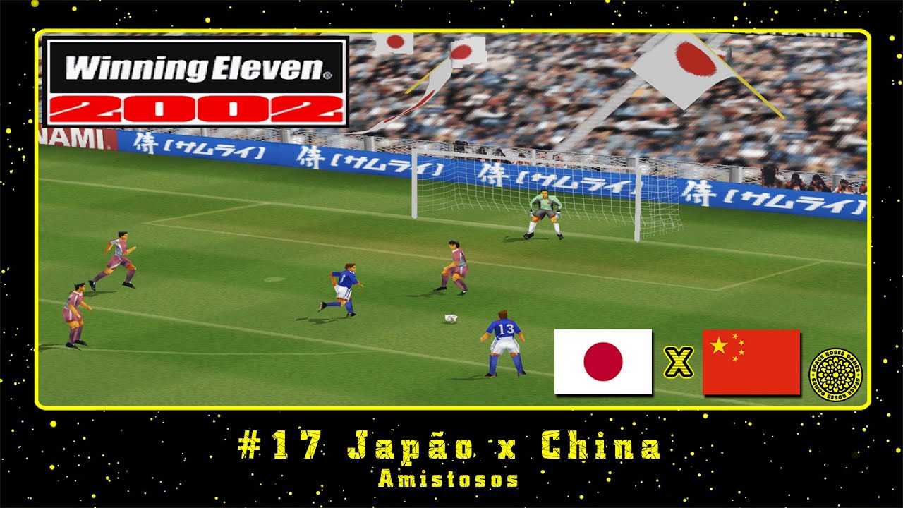 Winning Eleven 2002 (PS1) A #17 Japão x China - YouTube