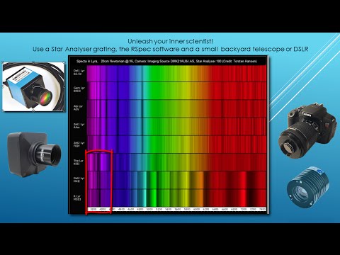 How to capture star spectra in your backyard - YouTube