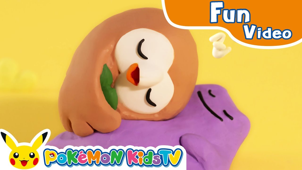 Good Night, Rowlet with Ditto | Pokémon Fun Video | Pokémon Kids TV ...