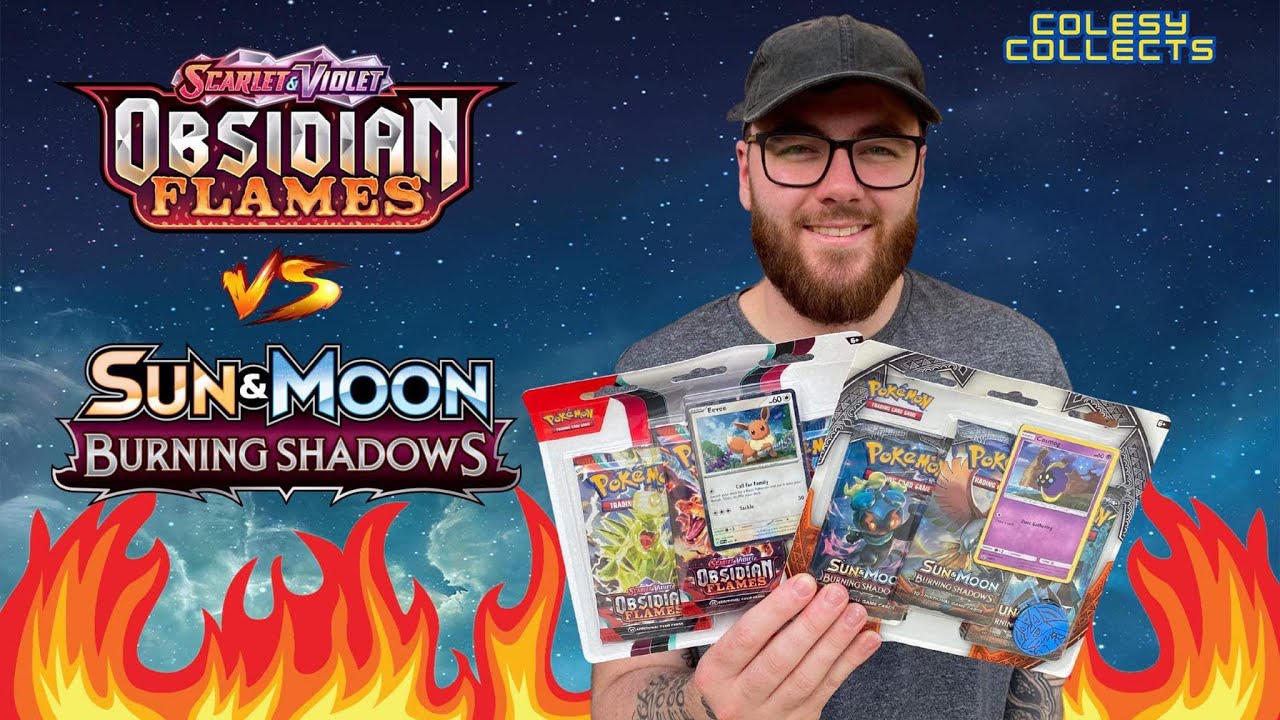 CHARIZARD PULLED! Burning Shadows Vs Obsidian Flames! Which set wins ...
