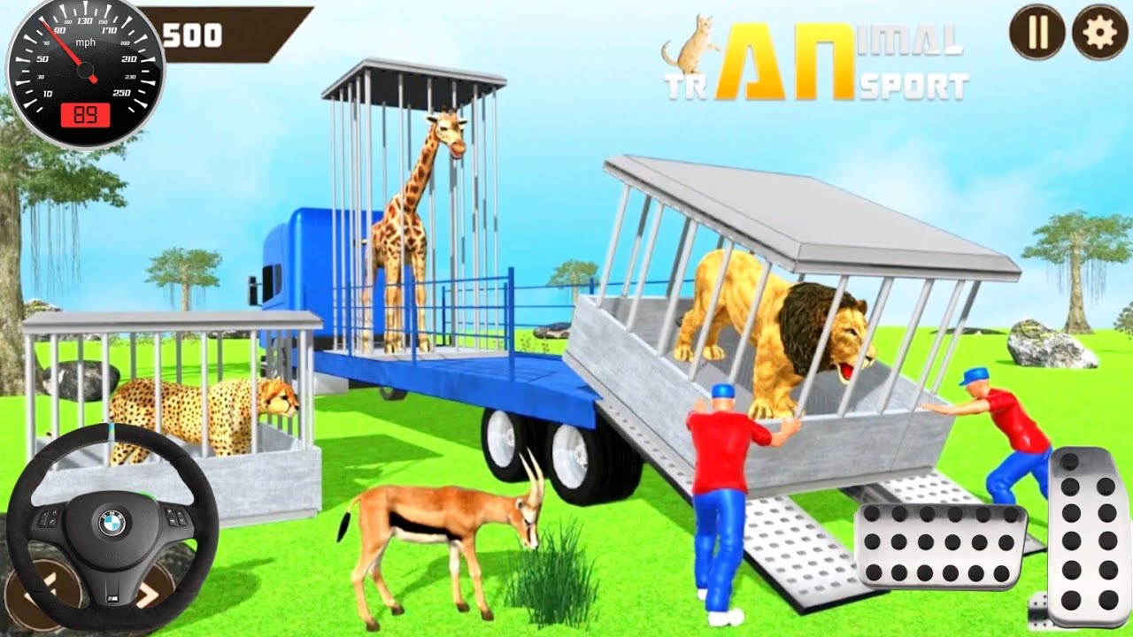 439 animals transport game - truck load work duty simulator gameplay ...