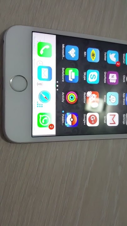 iOS 10 bug on iPhone 6s Plus - YouTube