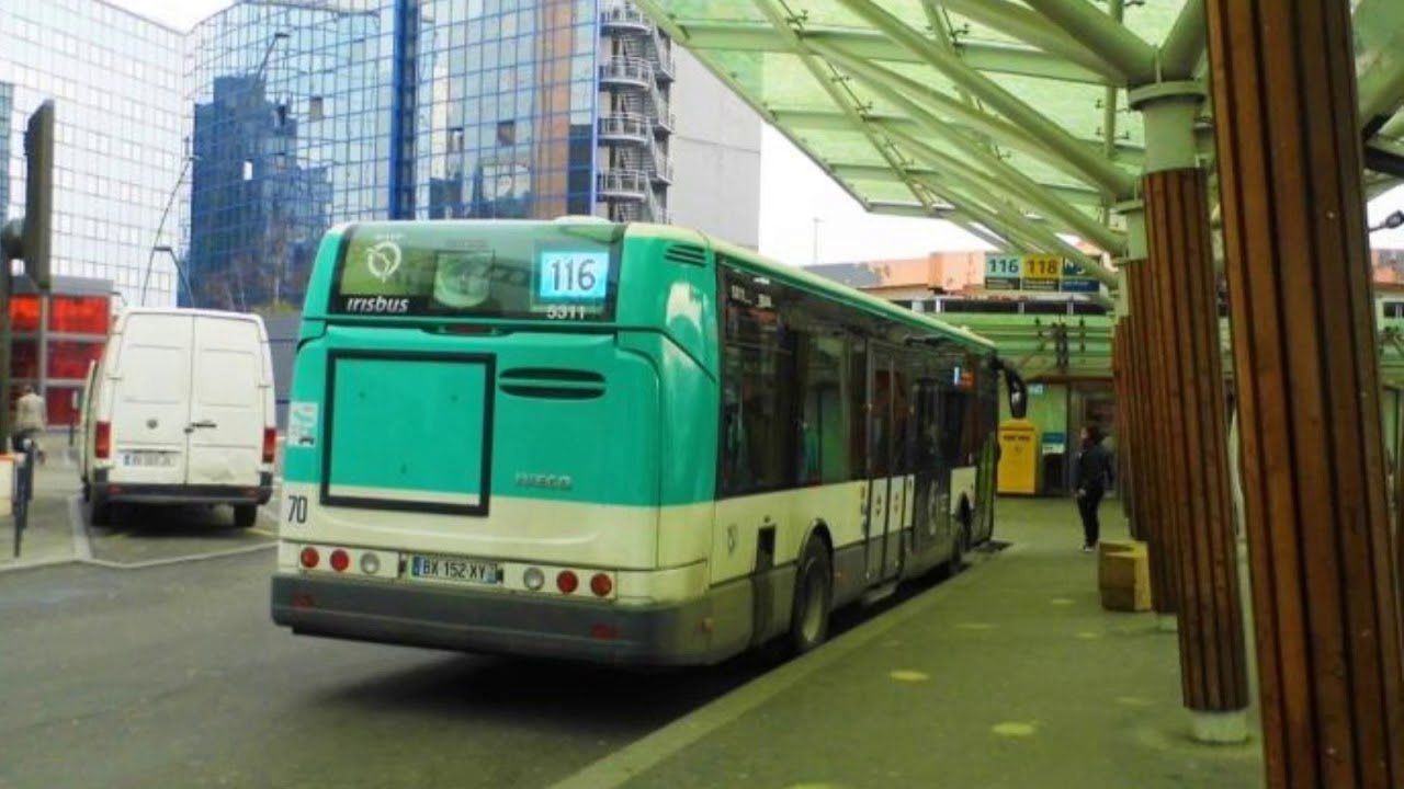 BUS 116 RATP - YouTube
