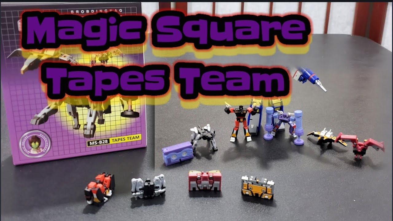 Magic Square - MS-B28 Tapes Team review (Legends class Soundwave ...