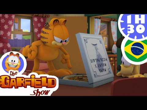 🍕A pizza é minha 🍕- Compilação engraçada do Garfield
