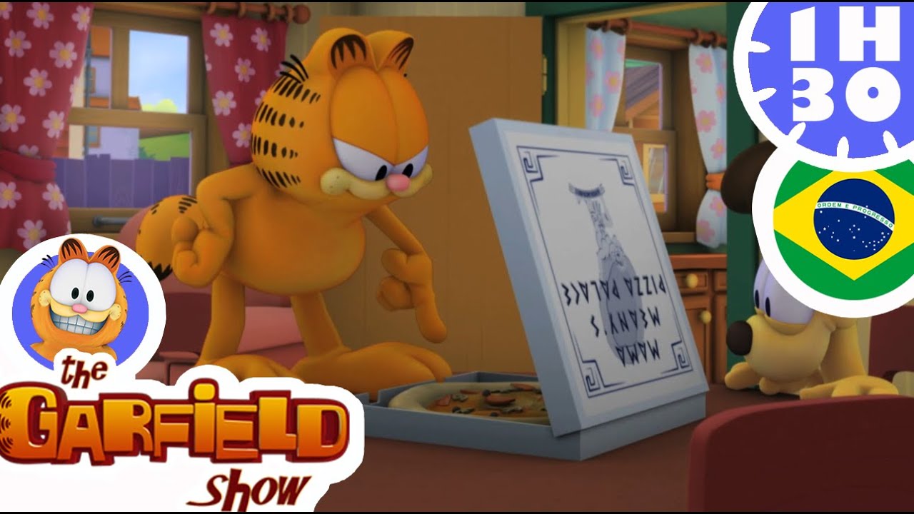 🍕A pizza é minha 🍕- Compilação engraçada do Garfield - YouTube