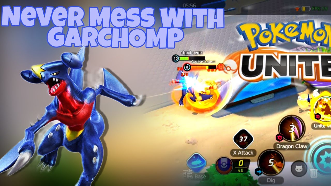 Never mess with Garchomp | Master Rank Gameplay | Pokemon Unite - YouTube