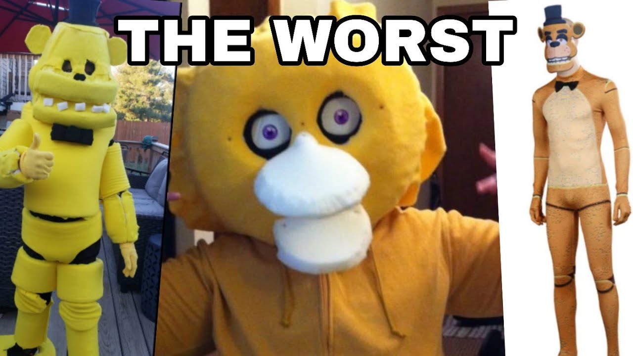 Rating The WORST Five Night's at Freddy's Cosplays - YouTube