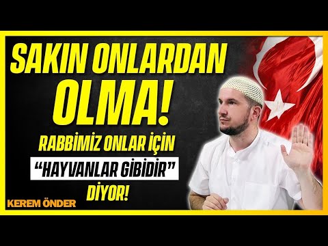 SAKIN ONLARDAN OLMA! Allah, onlara \