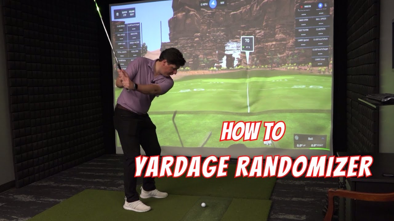 Academy Practice - How To: Yardage Randomizer (GSPRO) - YouTube