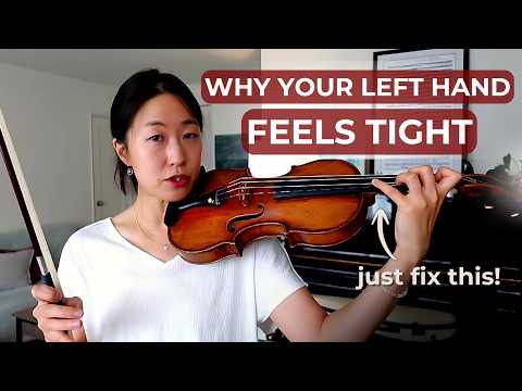 Why Your Left Hand Feels Tight | Fix Your Violin Left Hand Position