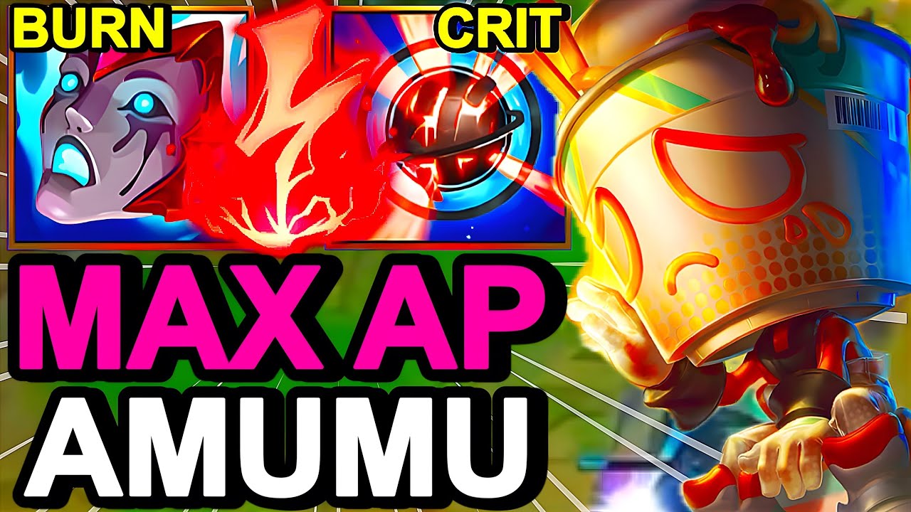 Wild Rift China Amumu Jungle - MAX AP ONE SHOT AMUMU BUILD RUNES - Food ...