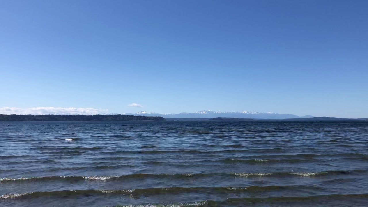Waves on Puget Sound - YouTube