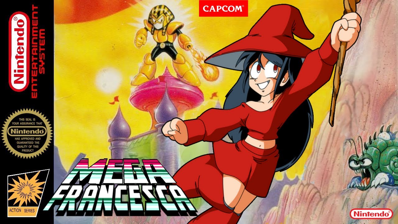 Mega Francesca (Doropie) - Hack of Mega Man 4 [NES] - YouTube