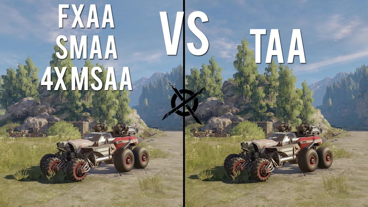 Темпоральное сглаживание (TAA) в Crossout - YouTube