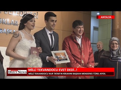 MİLLİ TEKVANDOCU EVET DEDİ  !