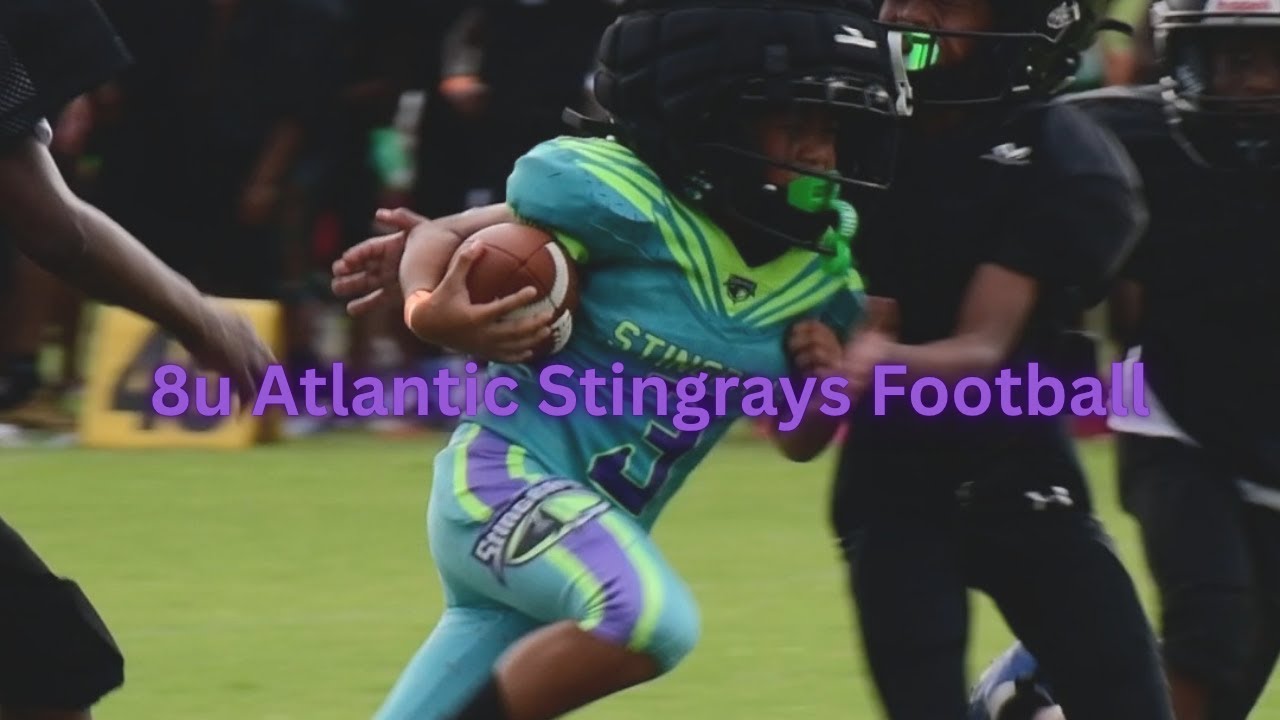 8u Atlantic Stingrays Football - YouTube