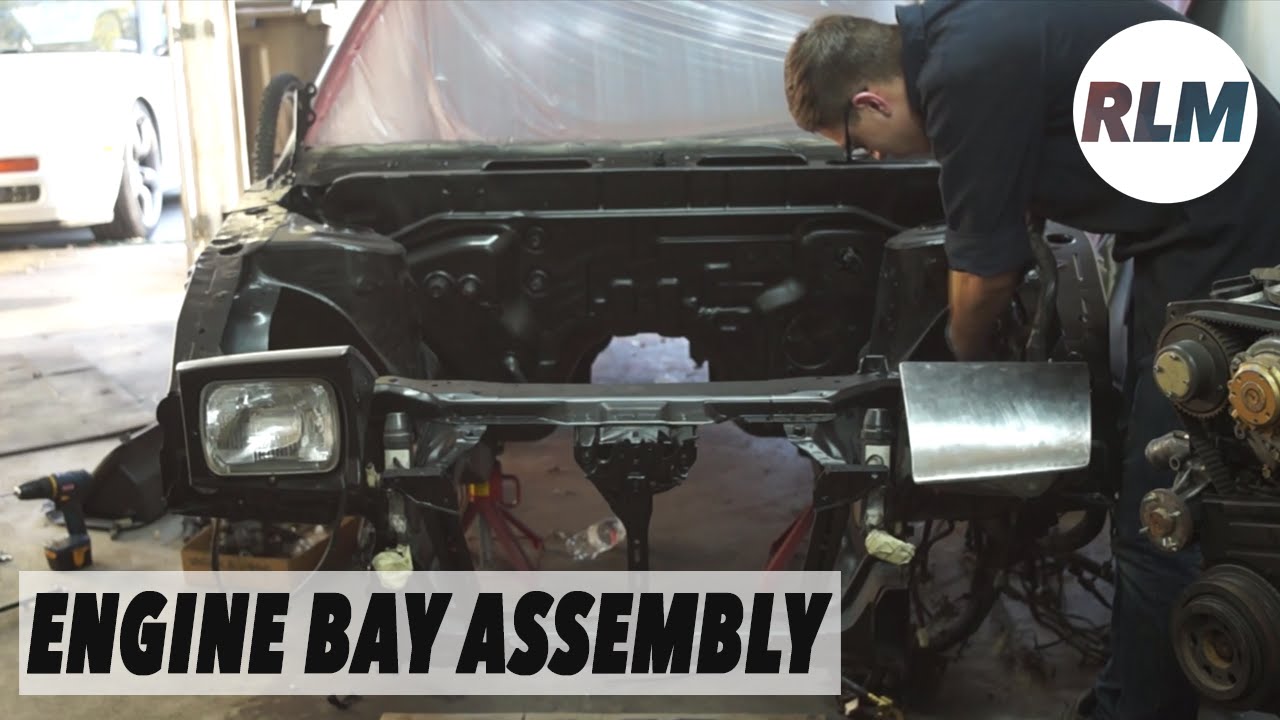 3. Engine Bay Assembly - RB25DET 240sx Build - YouTube