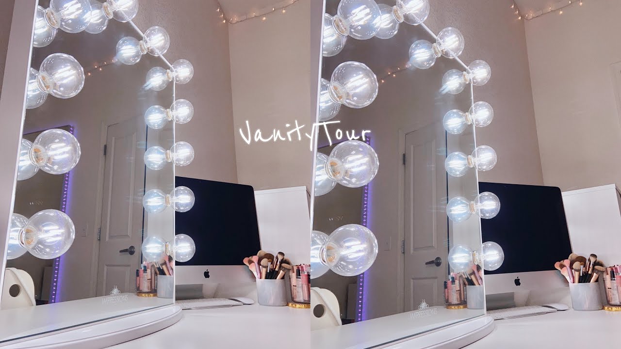 vanity tour/ makeup collection - YouTube