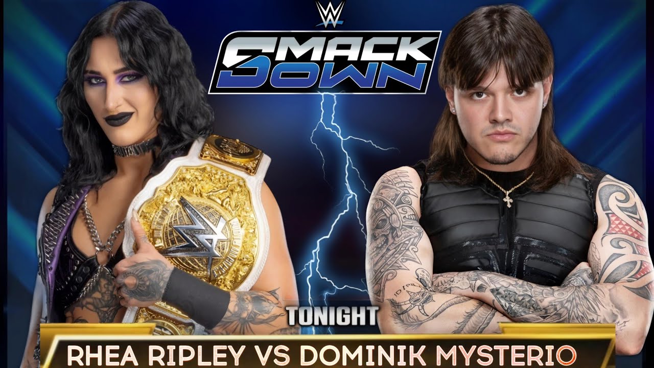 WWE 2K25 My First Gameplay - WWE 2K25 Rhea Ripley vs Dominik Mysterio ...