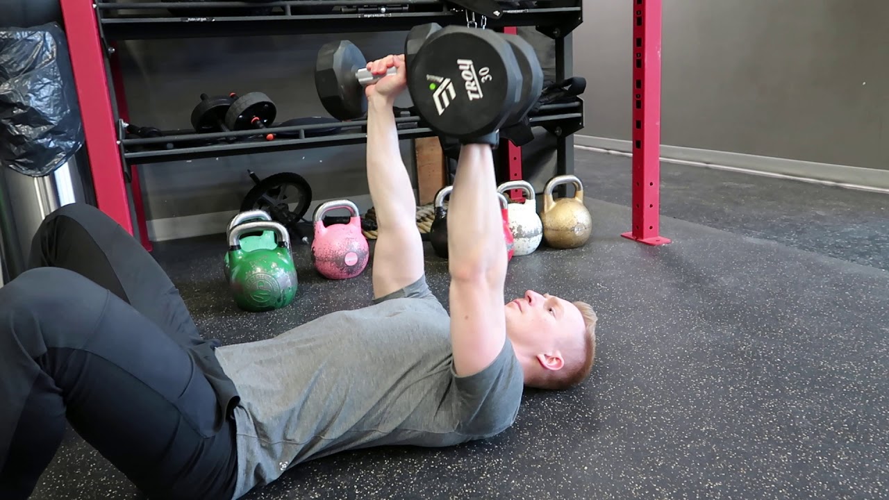 Alternating Floor Press - YouTube