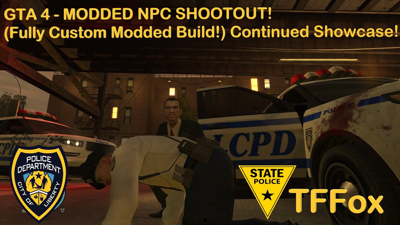 GTA 4 - MODDED NPC SHOOTOUT WARS! (Fully Custom Modded Build ...