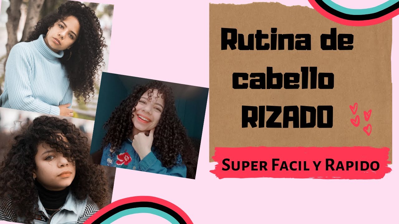 MI RUTINA DE CABELLO RIZADO Fácil y Rápido( EN SOLO 10 MINUTOS) - YouTube