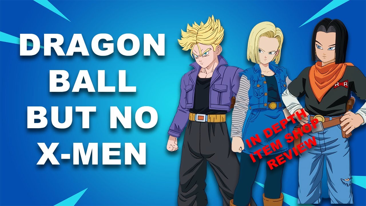 Trunks, Android 17 & 18 - In Depth Look at the Fortnite Item Shop 8-9 ...