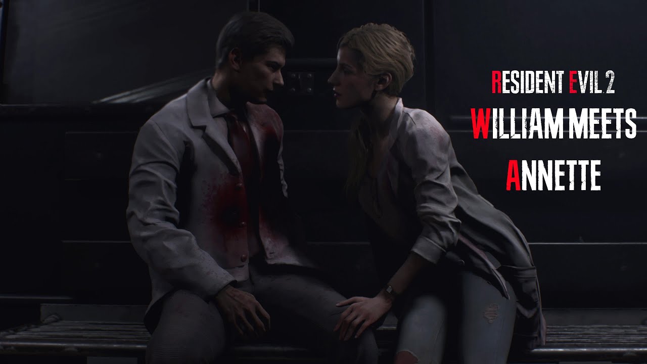 Resident Evil 2 Remake Annette meets William Birkin - YouTube