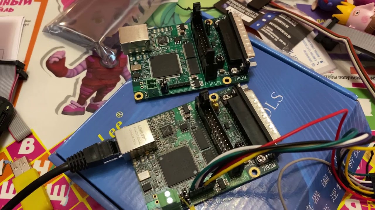 Mesa 7i92 восстановление прошивки - YouTube