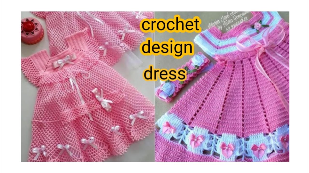 Crochet baby frock \ Hand work crosia design baby frock\2023 crochet ...
